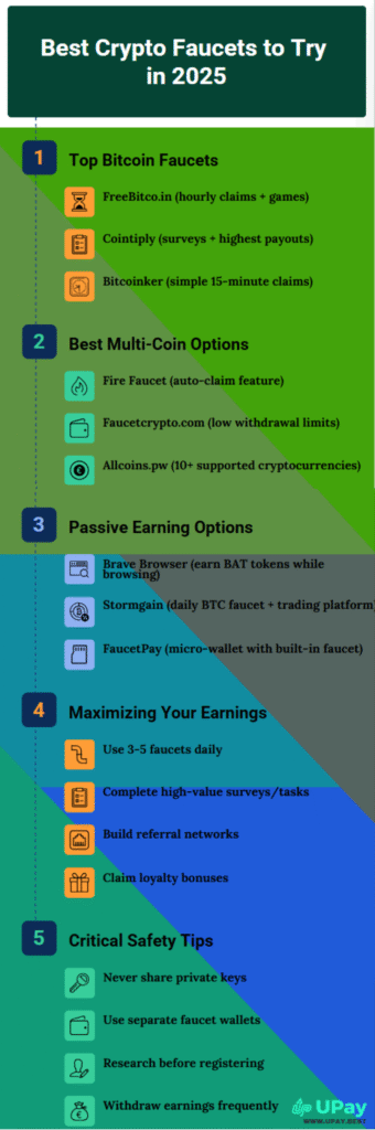 Best Crypto Faucets to Try in 2026 - UPay Blog